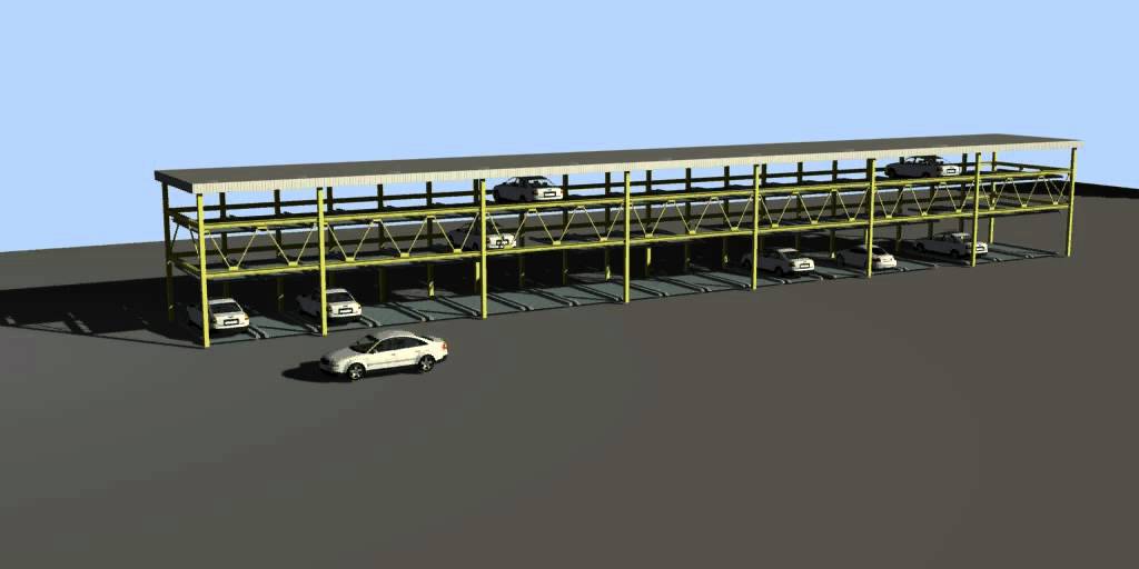 Automatic Parking System / Car Stacker:Lift-Sliding Type (Multi ...