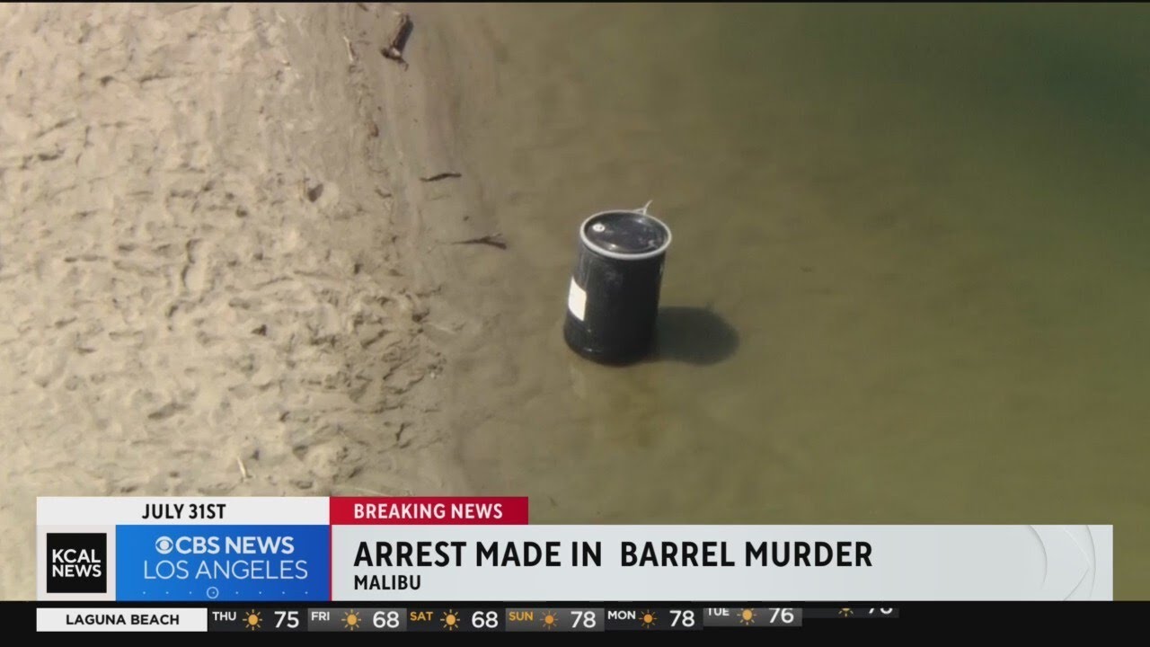 Man connected to dead body stuffed into barrel floating near Malibu ...
