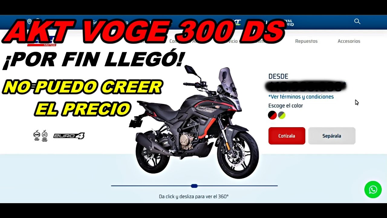 AKT VOGE 300 DS| MI ANÁLISIS Y OPINIÓN| ¿PEGARÁ EN COLOMBIA? - YouTube