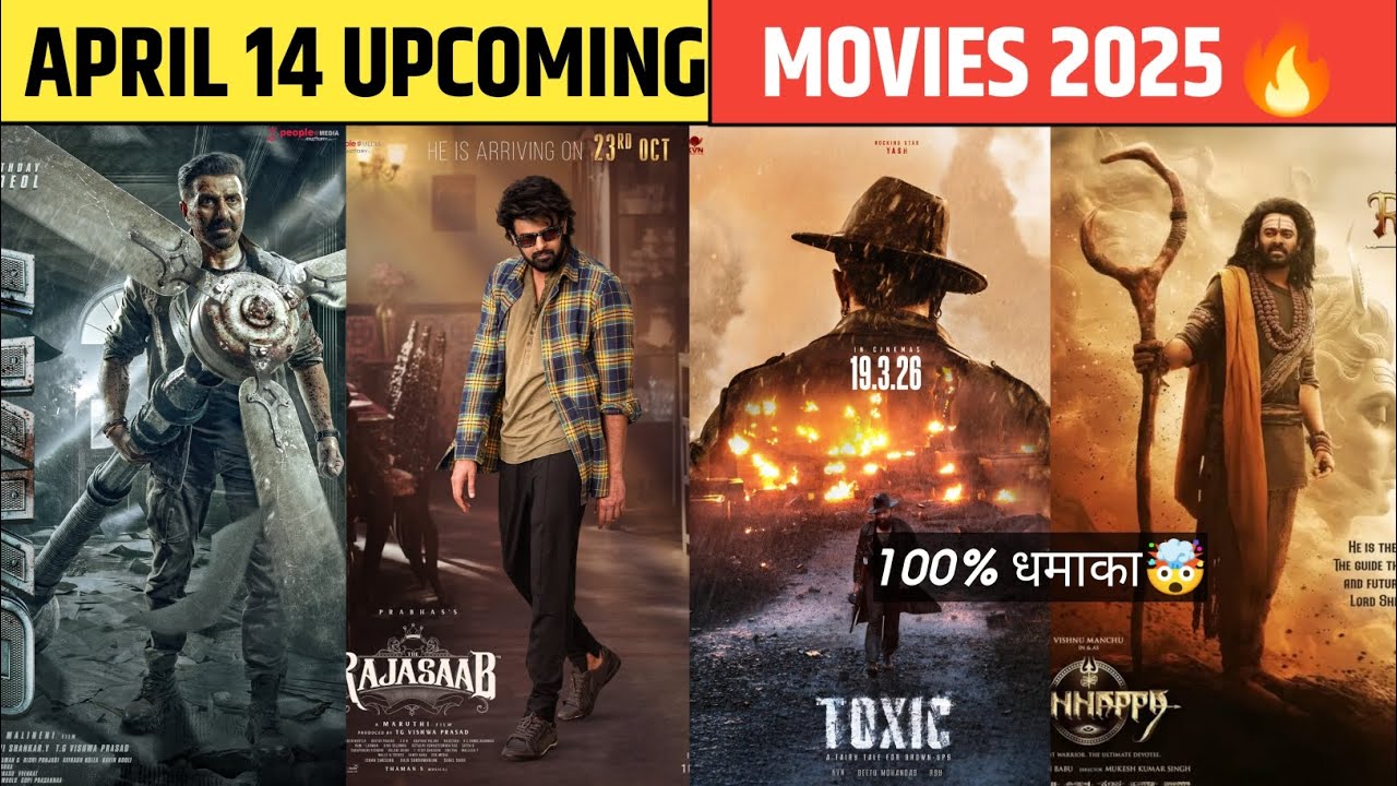 14 Upcoming Bollywood & South Movies in April 2025 💯🤯| Bollywood South ...