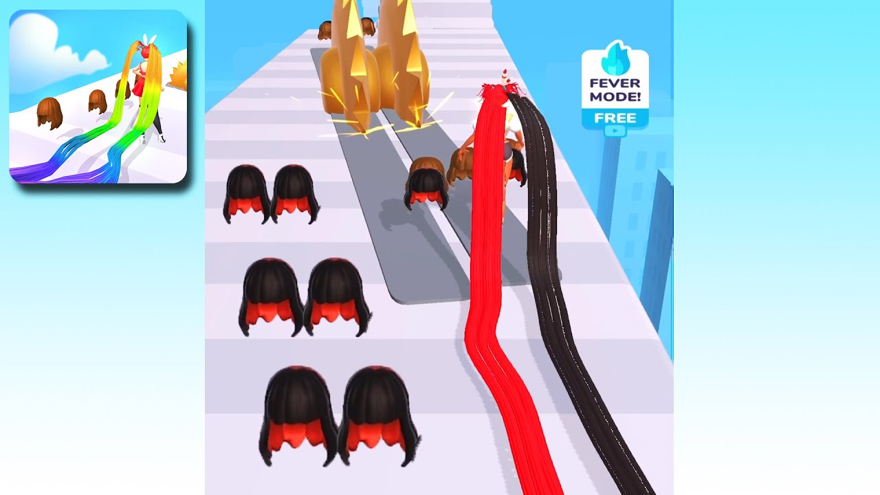 Hair Challenge New Update New Hair Gameplay All Levels Walkthrough iOS ...