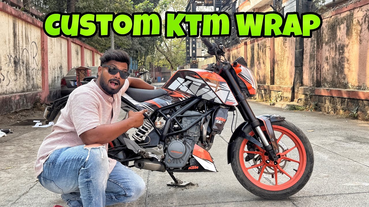 New Ktm Duke Full Modified Wrap | Ktm Duke 200 - YouTube