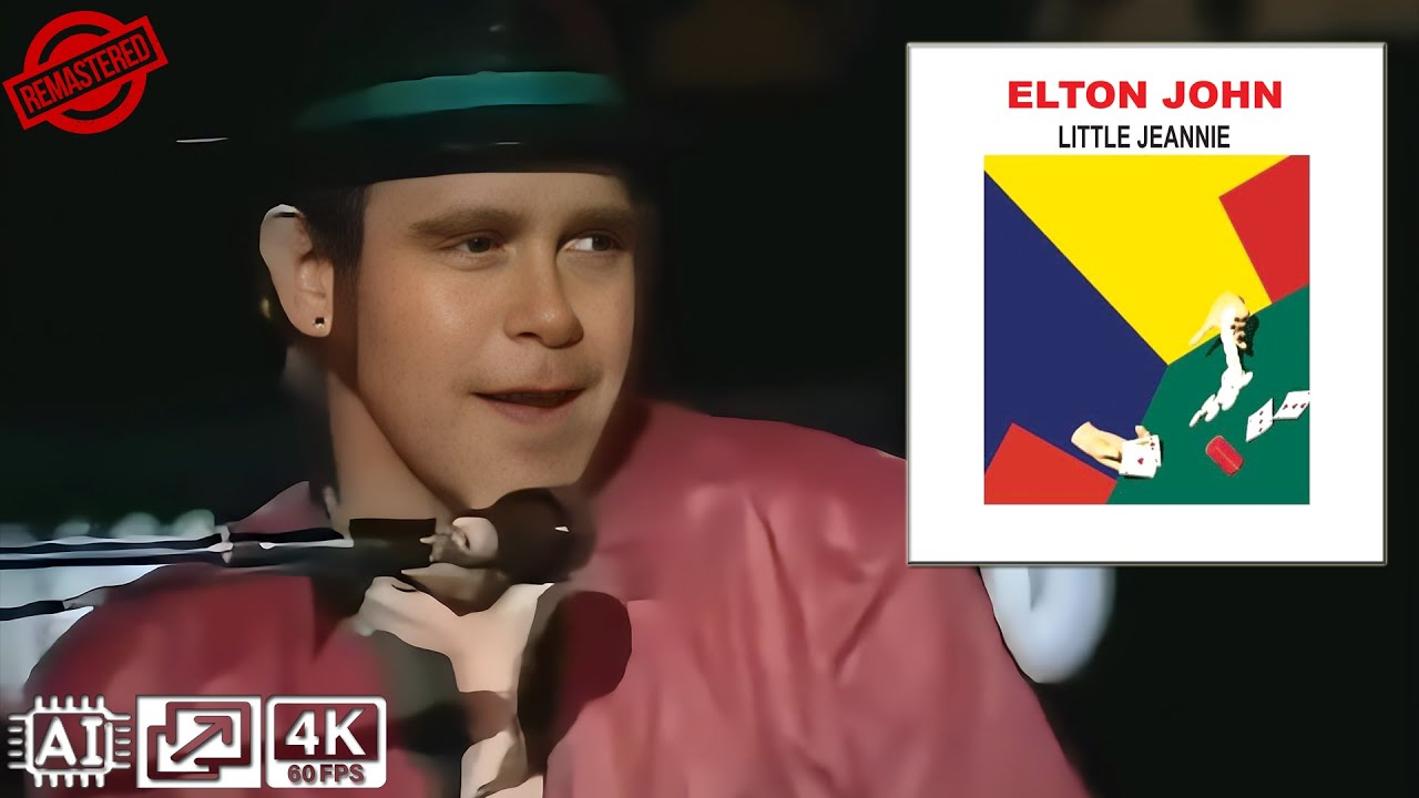 [AI 🆙 4K] ELTON JOHN Little Jeannie (from Olivia Newton John Hollywood ...
