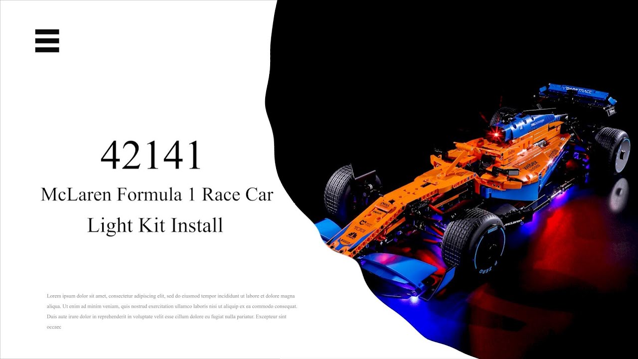 Install Lightailing Light Kit For Lego McLaren Formula 1™ Race Car ...
