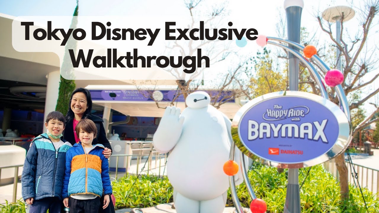 The Happy Ride with Baymax Ride through at Tokyo Disneyland - YouTube