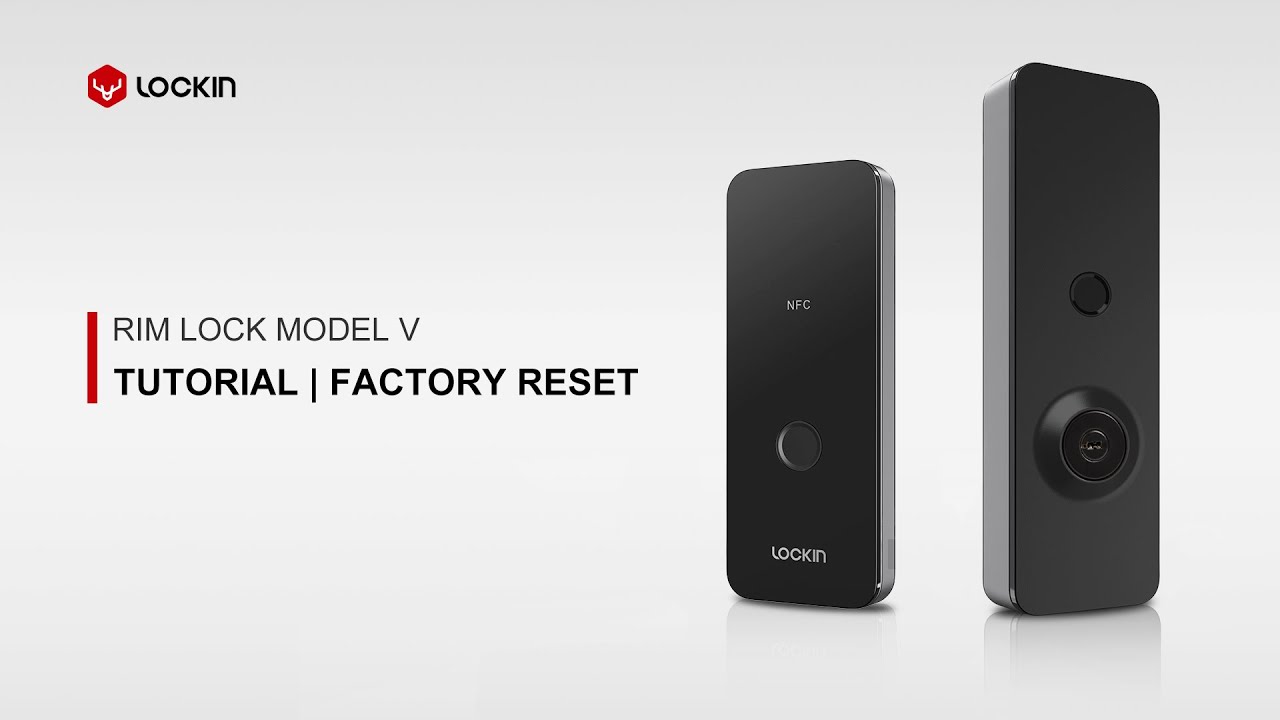 LOCKIN SMART RIM LOCK MODEL V | FACTORY RESET - YouTube