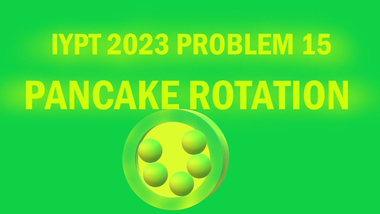 IYPT 2023 Problem 15 Pancake Rotation Demonstration - YouTube