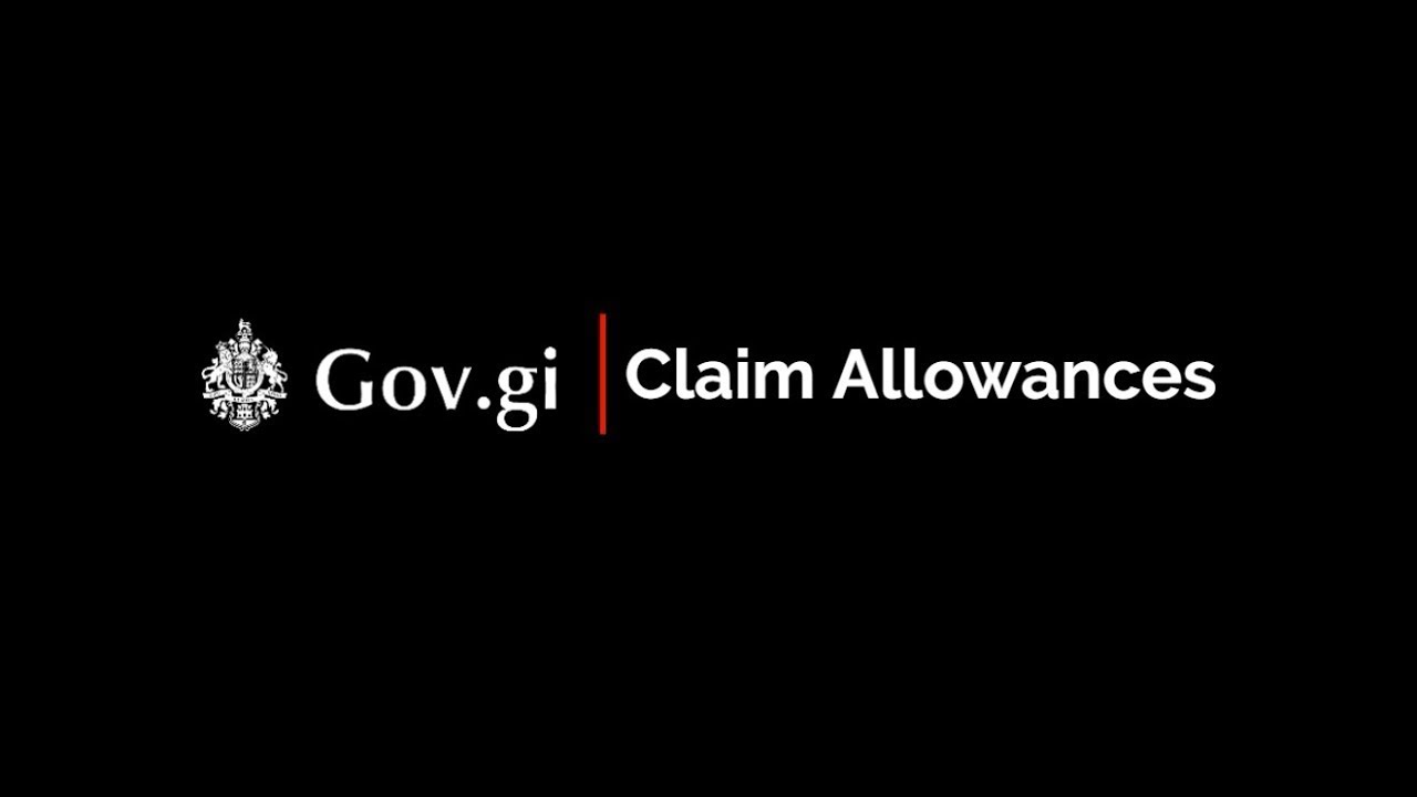 Claim Allowances on Gov.gi - YouTube