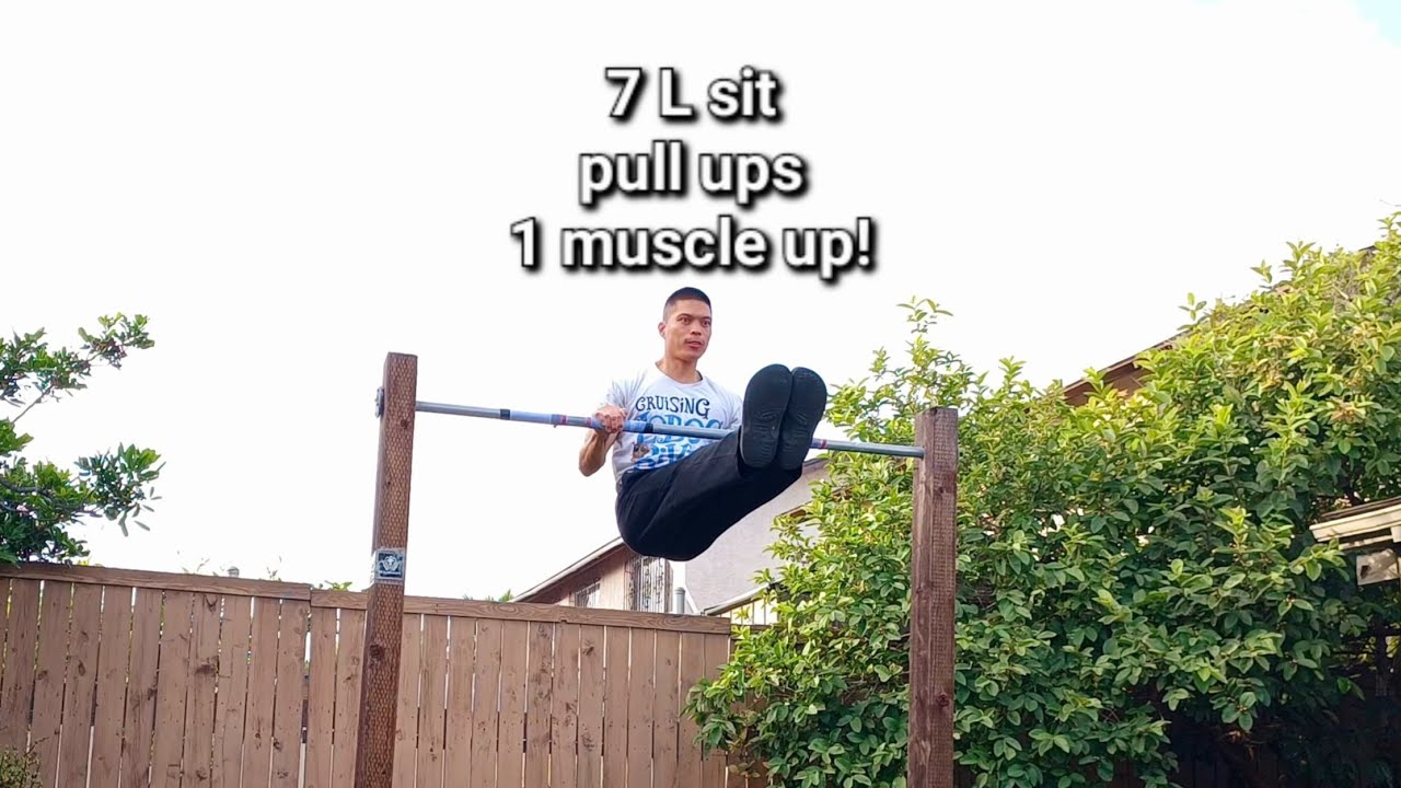 7 L-sit pull ups to 1 muscle up! - YouTube