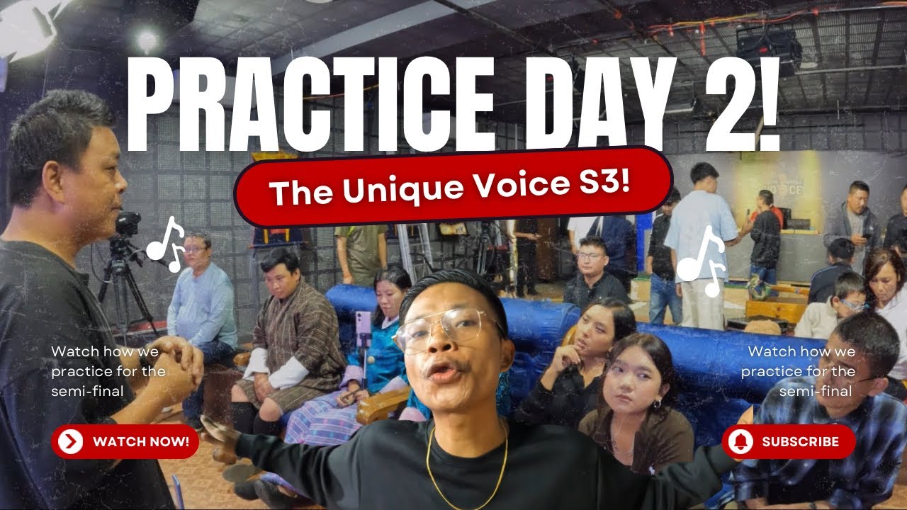Backstage at Unique Voice Season 3 – Day 2 Practice & Vocal Prep - YouTube