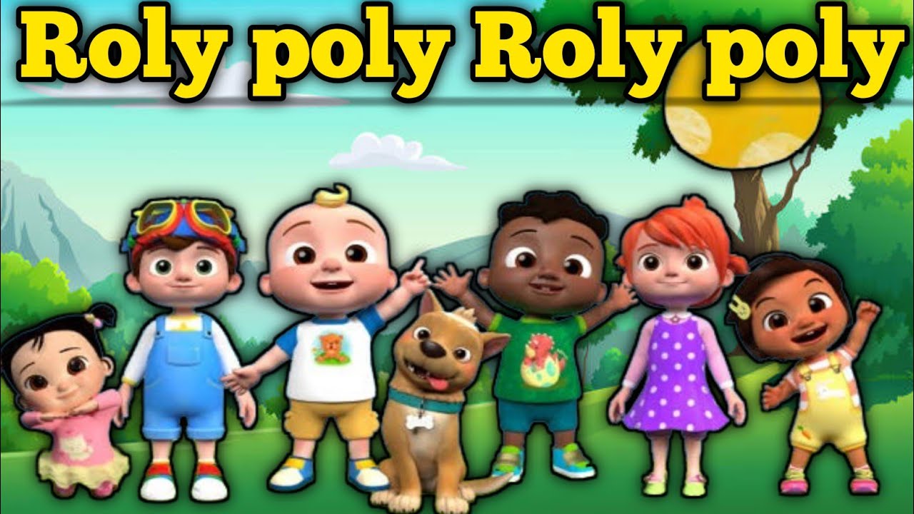 Roly poly Roly poly | Pre Nursery Rhymes Poem | kids Rhymes Poem ...