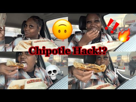 I’m Trifling🥲—Trying New Chipotle Hack (Lunch via FaceTime w. Sister) - YouTube