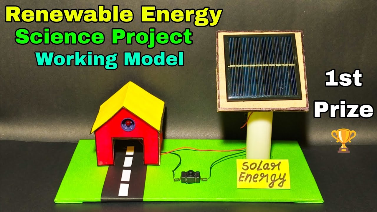 Renewable Energy Science Project Working Model - YouTube