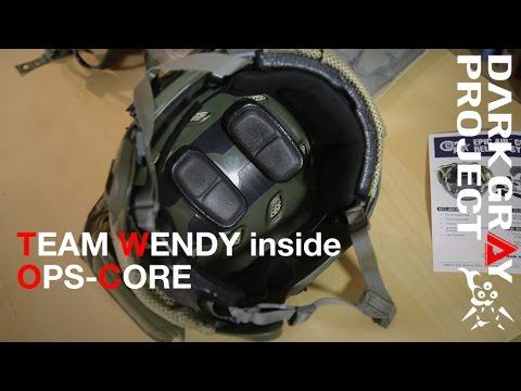 How to: Team Wendy Epic Air and Cam Fit in an Ops-Core Fast Helmet - Dark Gray Project