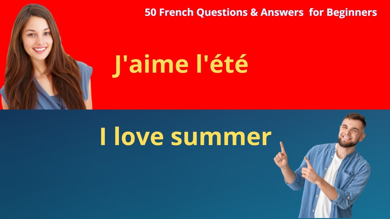 50 French Questions & Answers for beginners | Learn french - YouTube