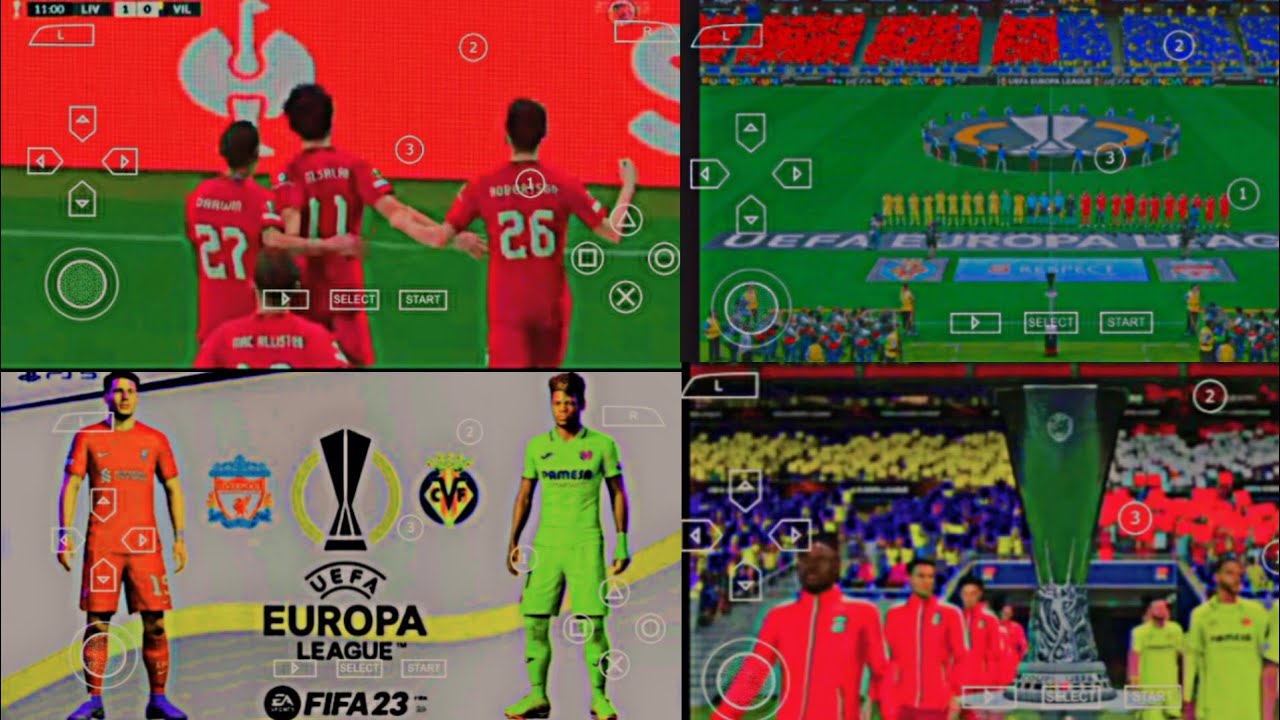 FIFA 23/24PPSSPP ORIGINAL GAME BEST GRAPHICS FINAL EUROPE LEAGUE - YouTube