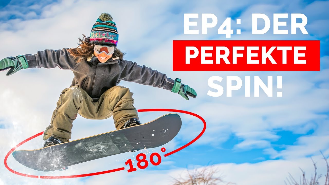 EP4 - 180° Nose Roll +180° Revert - Snowboard Tricks für Anfänger - YouTube