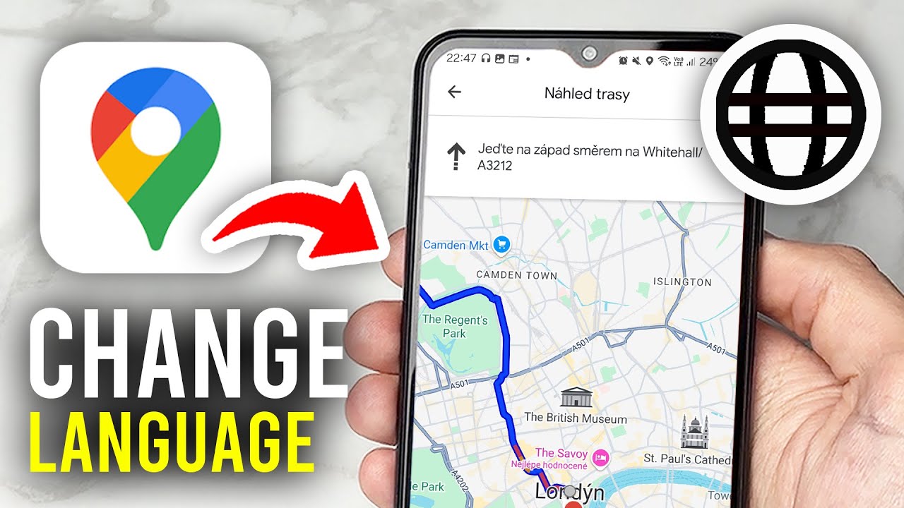 How To Change Language On Google Maps - Full Guide - YouTube