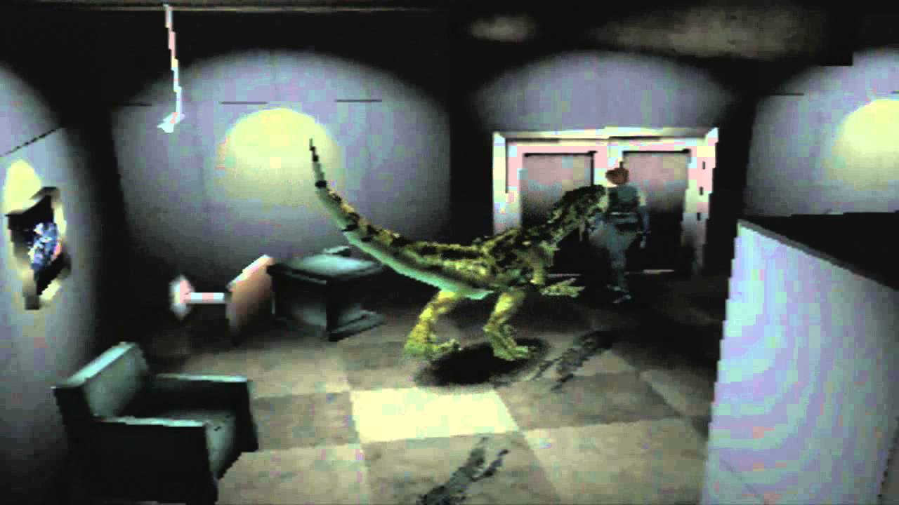 Dino Crisis - Playthrough #02 T-REX JUMP SCARE!!! - YouTube