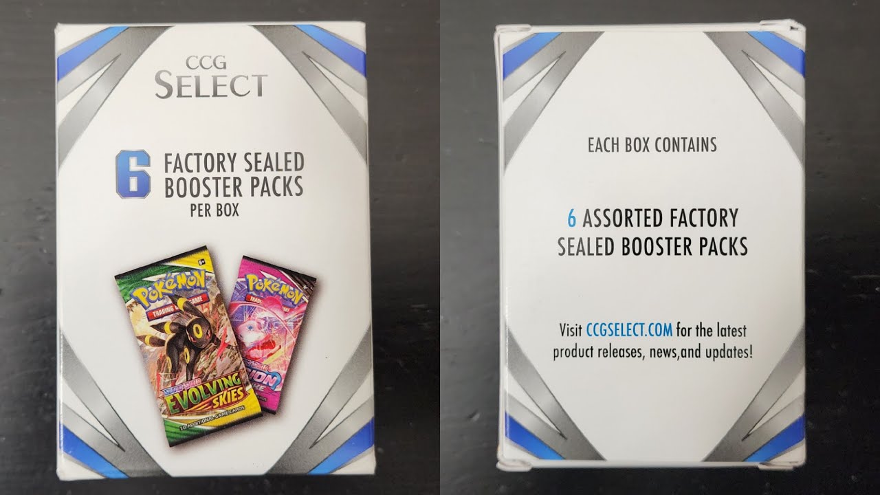 CCG Select 6 Pokémon Booster Pack Bundle Set sold on Amazon - YouTube