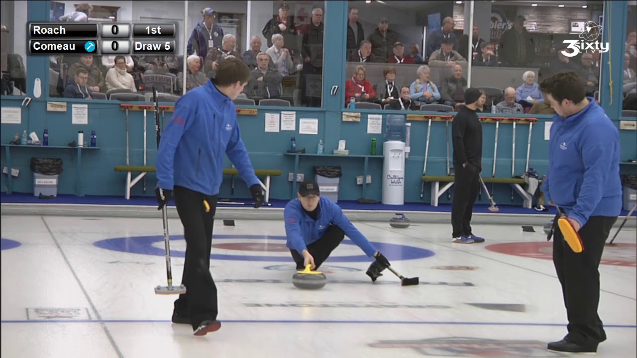 Curling NB Tankard 2020 - Roach vs Comeau - YouTube