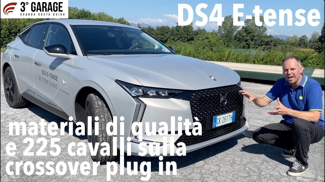 DS4 E-tense 2022: plug in da 225 cavalli e finiture di pregio per il crossover francese - YouTube