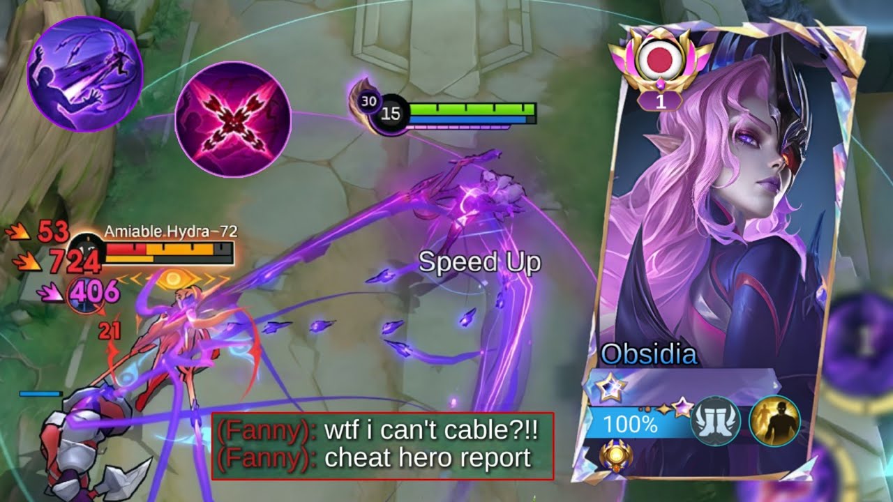 THIS NEW BROKEN HERO CAN COUNTER FANNY? ☠️ - NEW HERO OBSIDIA GAMEPLAY ...