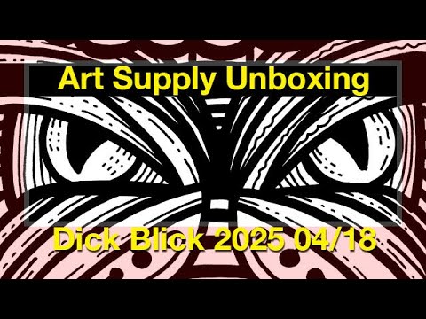 Unboxing Art Supplies From Dick Blick - 2025 04/18 - YouTube