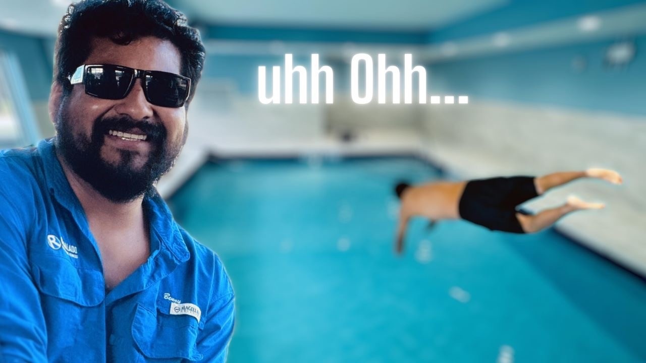 Employee Falls In! Indoor Inground Pool Build! - YouTube