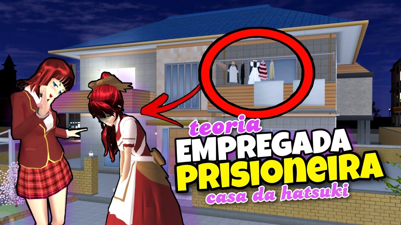 QUARTO SECRETO DA EMPREGADA DA HATSUKI ? TEORIA ROUPA NO VARAL? Sakura School simulator ...