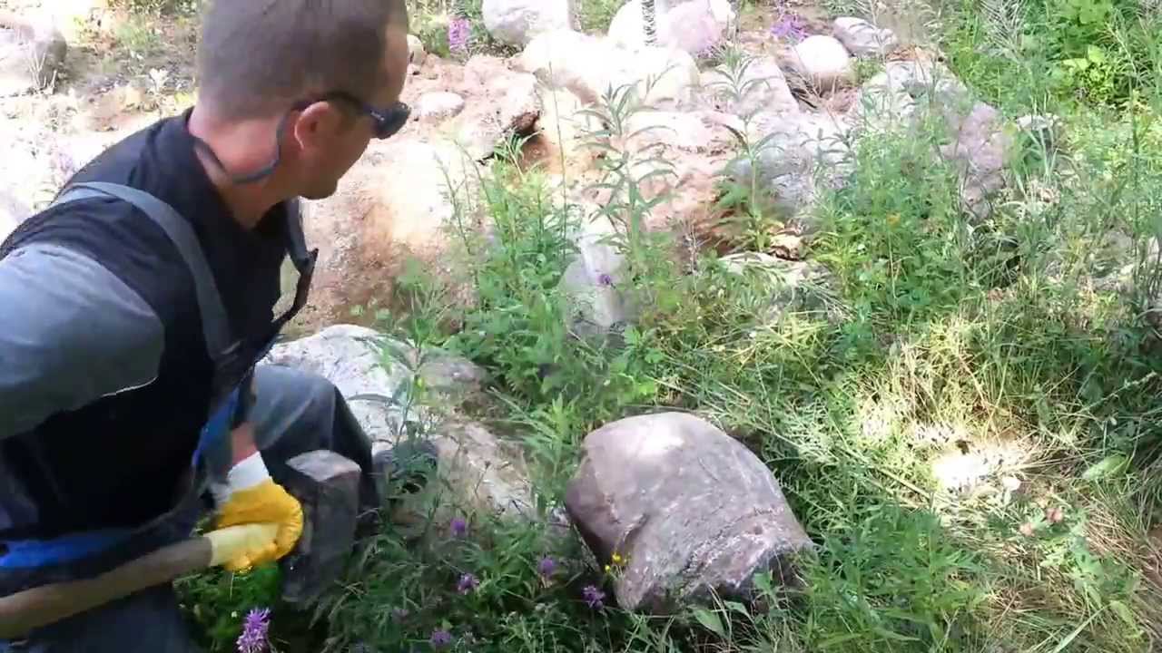 Kaip skaldyti akmenį - YouTube