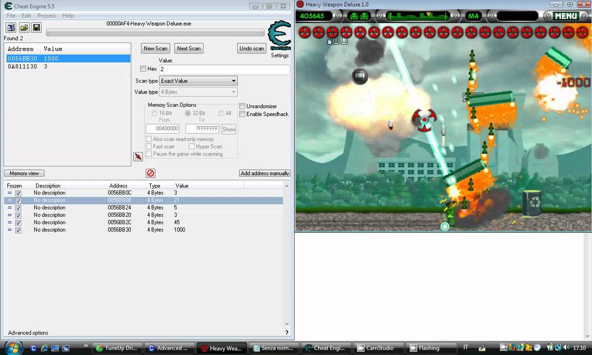 Heavy Weapon Mission 4 Cheat Engine 5.5 - YouTube