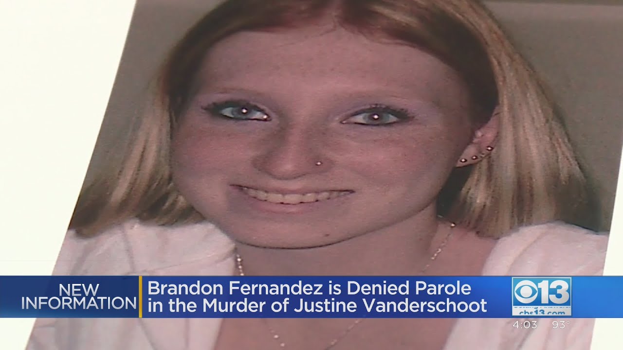 Brandon Fernandez Denied Parole In Murder Of Justine Vanderschoot - YouTube