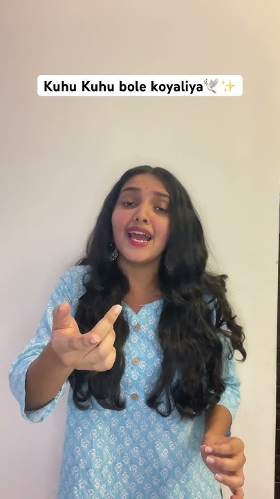 Kuhu Kuhu bole koyaliya🕊️ #worldmusicday #kuhukuhubolekoyliya - YouTube