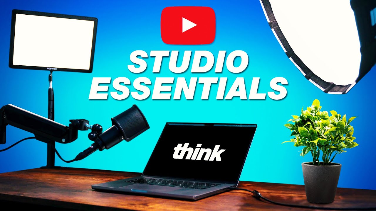 YouTube Studio Setup Ideas for Beginners (Gear Essentials 2025) - YouTube