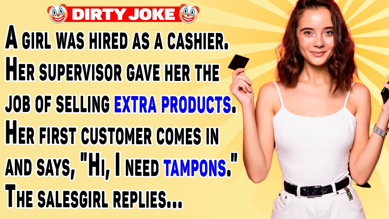 🤣 BEST JOKE OF THE DAY! - A DIRTY SALESWOMAN AND HER FIRST CUSTOMER ...
