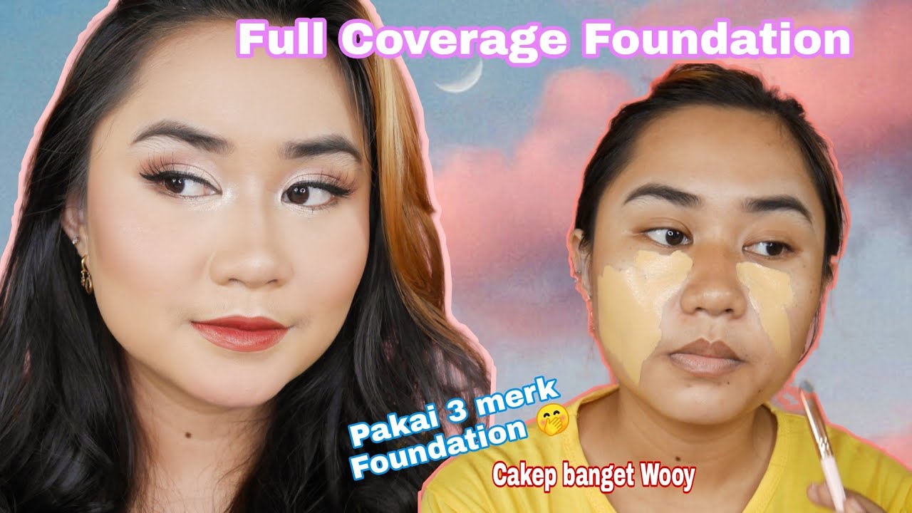 Complexion full covarage terlihat natural -Tutorial makeup 2021 - YouTube
