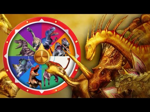 Dinosaur King, but it's played on a Wheel of Fortune! 【Dinosaur King ...