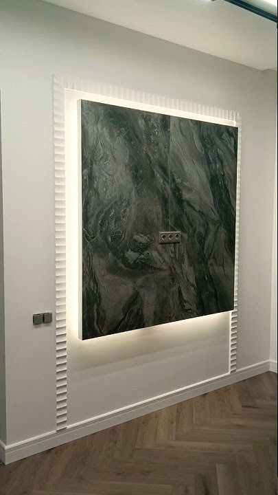 #Керамогранит с #подсветкой 😍😍😍 #Зона для телевизора в #интерьере ...