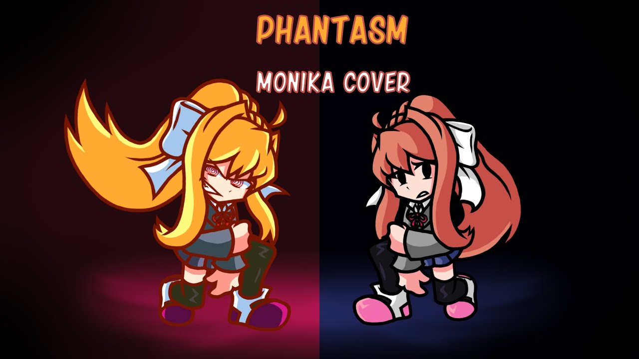 FNF (Dark Puddle Monika and Lunatic) Phantasm cover - YouTube