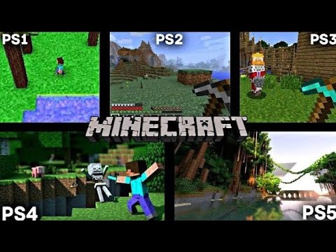 EVOLUTION OF MINECRAFT GRAPHICS (1994-2020) PS1 VS PS2 VS PS3 VS PS4 VS ...