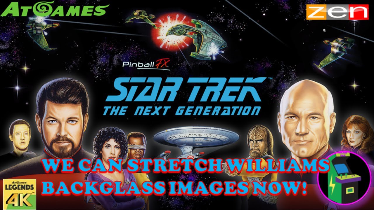 Atgames 4K Pinball: How To Stretch Williams Backglass Images! - YouTube