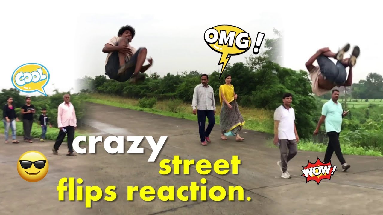 Crazy flips reaction/Backflip height/backflip challenge/backflip ...