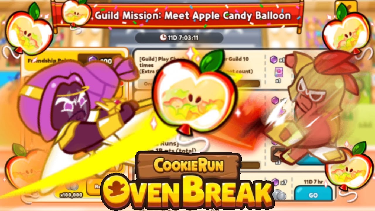 MEET THE APPLE CANDY BALLOON TREASURE EVENT! (Cookie Run: OvenBreak ...