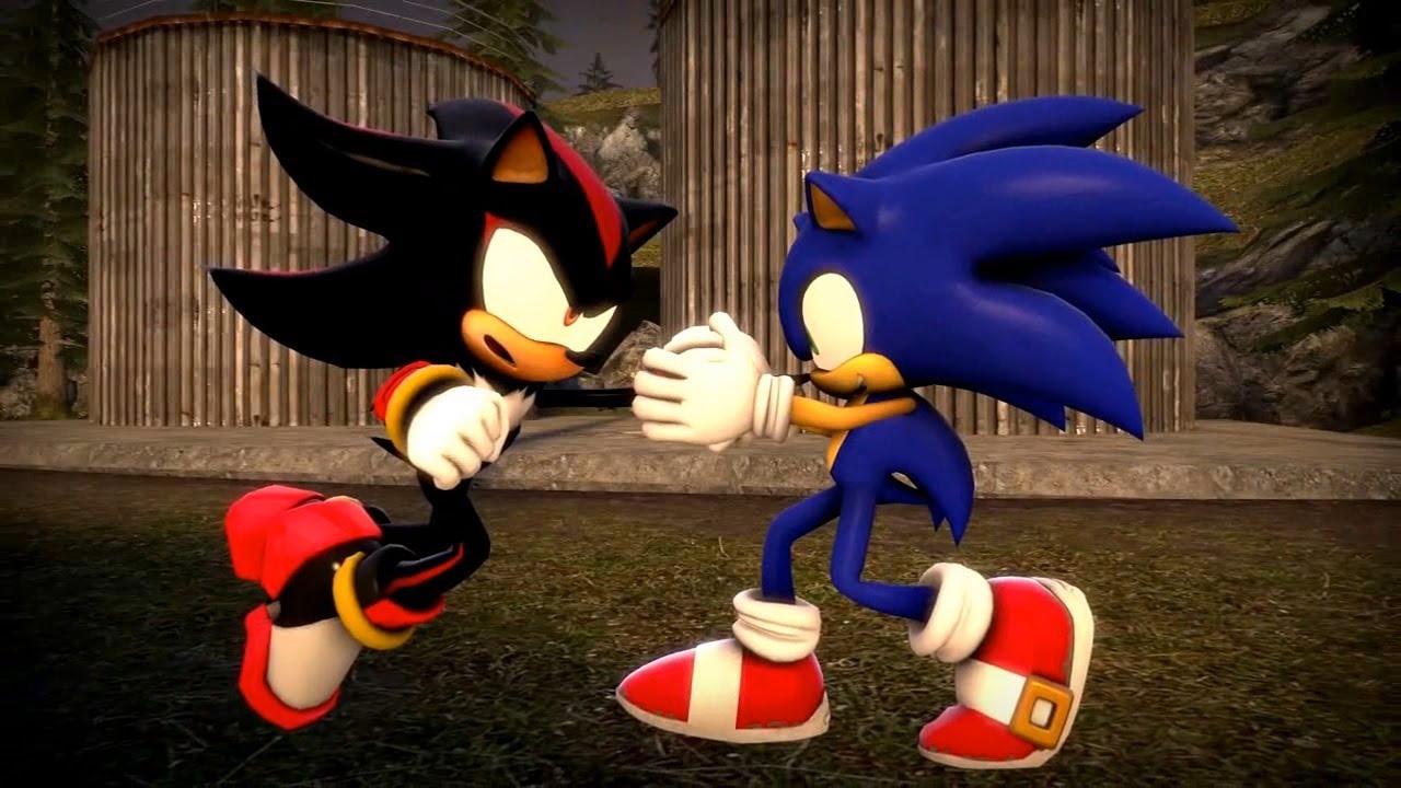 Borck Fandubs| Shadow vs Sonic| SFM| Latino - YouTube