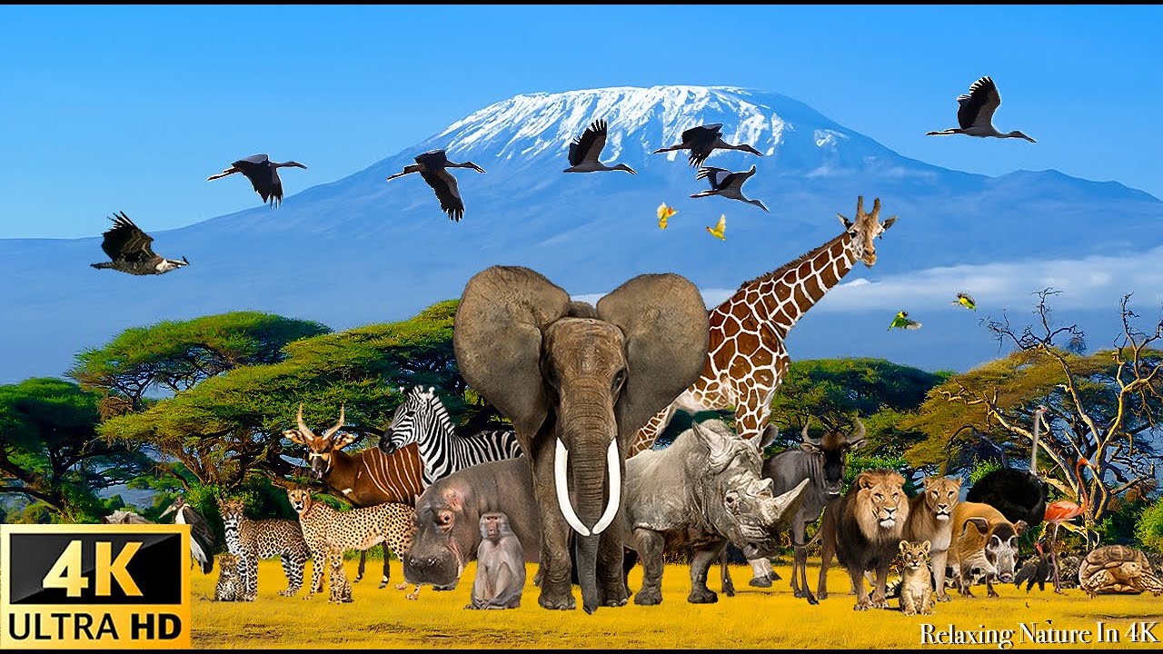 4K Wildlife/4K TV: Amazing Collection of African wildlife - Relaxing ...