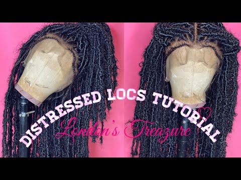 BUTTERFLY LOCS TUTORIAL | Distressed Locs | Beginner Friendly | HOW TO ...