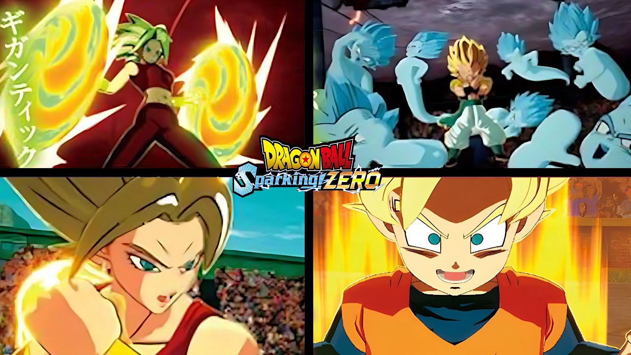 NEW Dragon Ball Sparking! ZERO: SSJ2 KEFLA, GOTENKS, KALE & CAULIFLA ...