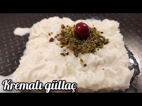 Kremalı güllaç Ramazan ayının vazgeçilmez tatlısı (Güllaç)