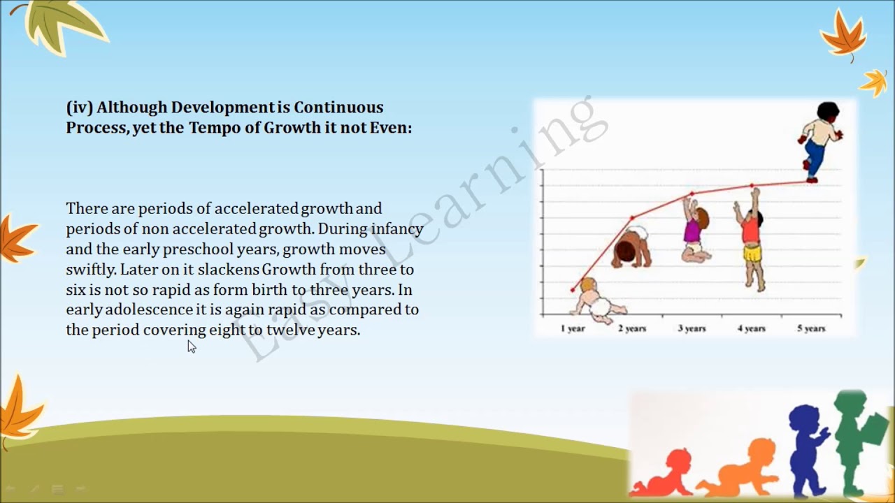 Principle of Child Development 5 - Growth is uneven - YouTube